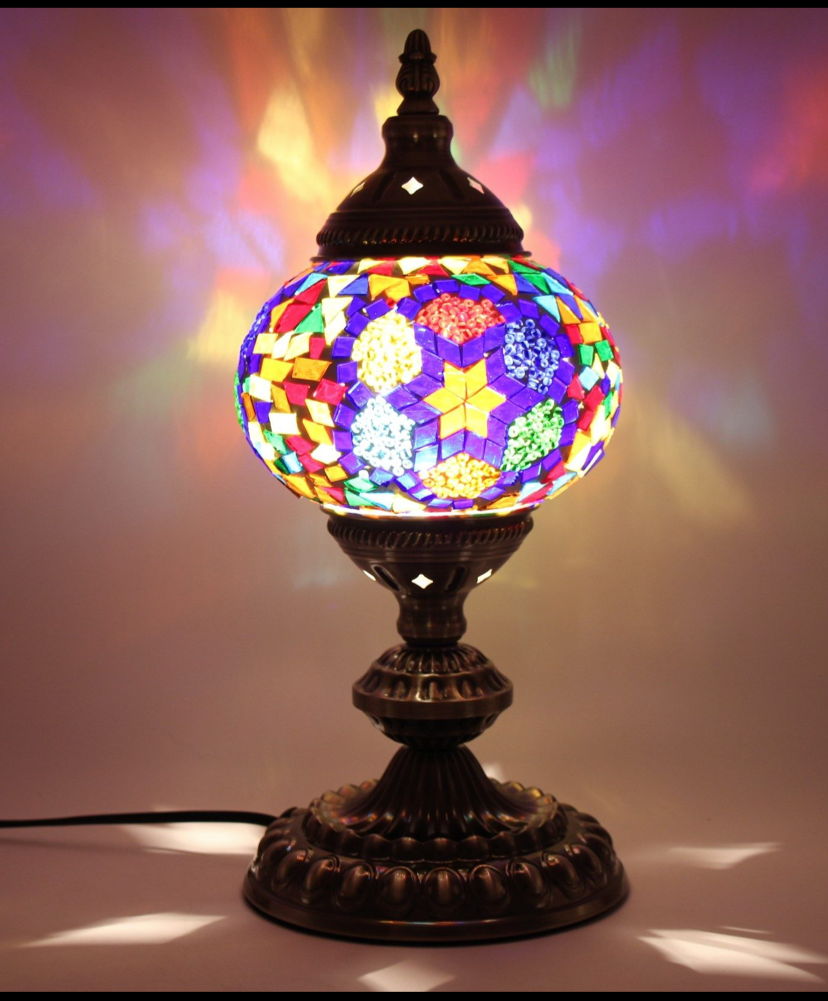 Turkish Mosaic Aroma Lamp - Shattered Star – Featherston's Crystals ...